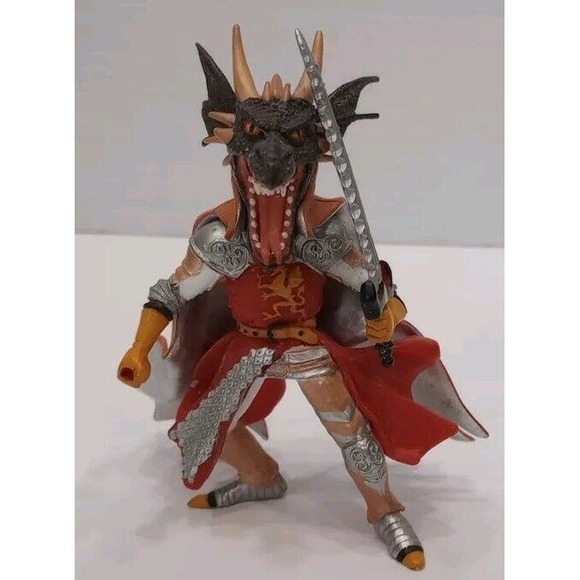 Toys | Papo Knight Dragonhead Soldier Wsword Medevil Figure 205 ...